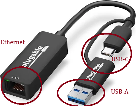 How do I connect an ethernet cable to my Chromebook for a wired network ...