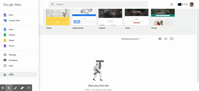 How do I use Google Sites? – SYS Education | Oregon Charter Academy
